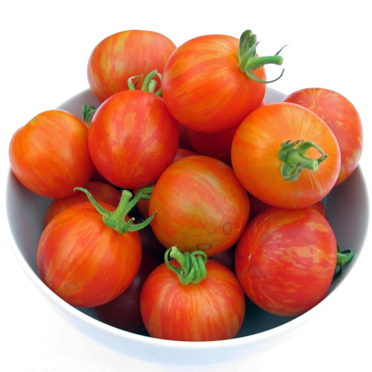 Gestreepte tomaat 'Tigerella' (Solanum lycopersicum) bio zaad